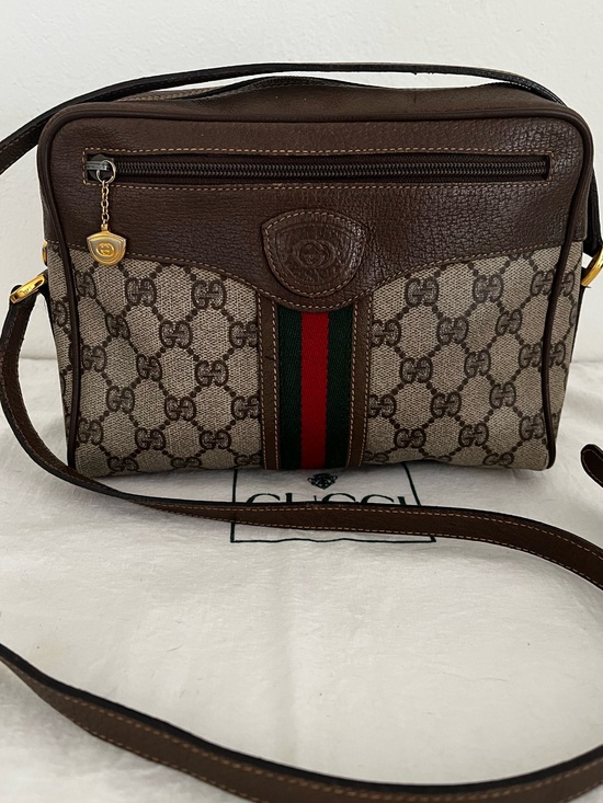 Gucci | Bags | Vintage Gucci Gg Supreme Sherry Line Crossbody Rare ...